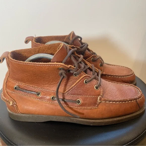 Sebago | Shoes | Sebago Chukka Hi Leather Boot Slip On Lace Up Shoe ...
